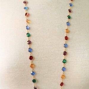 Jewelry | Multicolor Gemstone Necklace | Poshmark